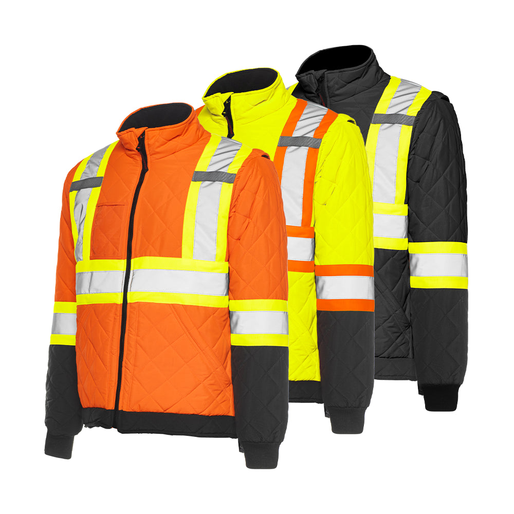 WASIP Hi-Vis Quilted Freezer Jackets – Great Lakes Supply