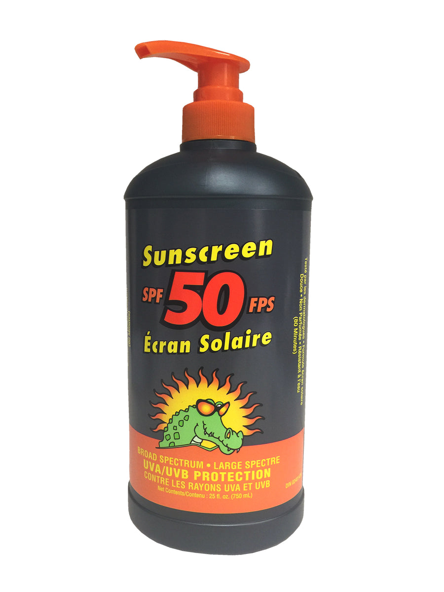 Croc Bloc Sunscreen SPF 50 with Pump Bottle, 750 ml – Great Lakes Supply