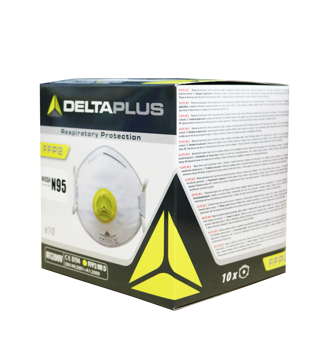 Delta Plus N95 Disposable Masks with Exhalation Valve – Great Lakes Supply