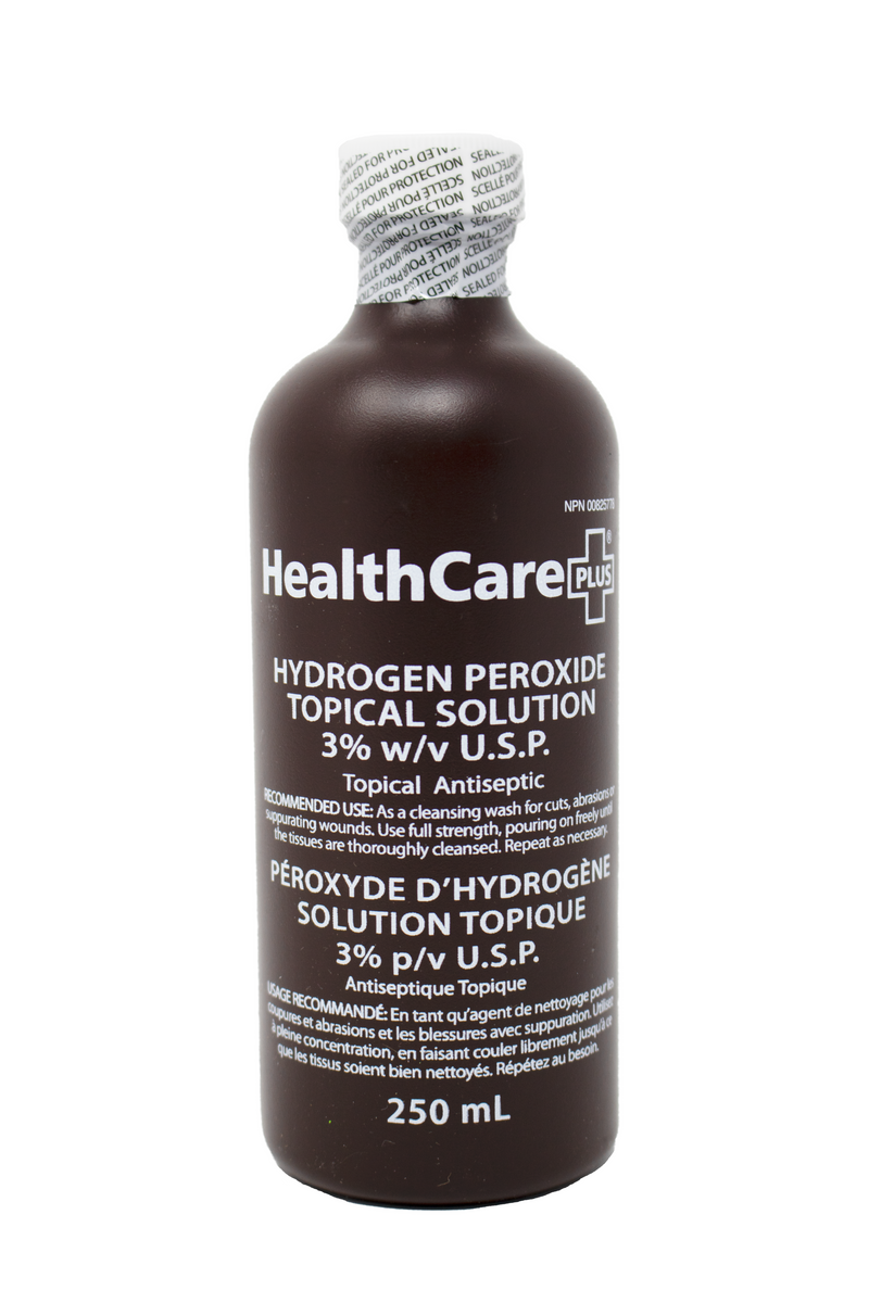 HealthCare Plus Hydrogen Peroxide Topical Solution 3% w/v U.S.P. (500m ...